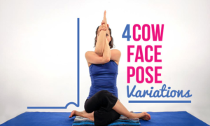 How to do Cow Face Pose (With Four Variations) - DoYou