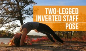 How to Do Two-Legged Inverted Staff Pose - DoYou